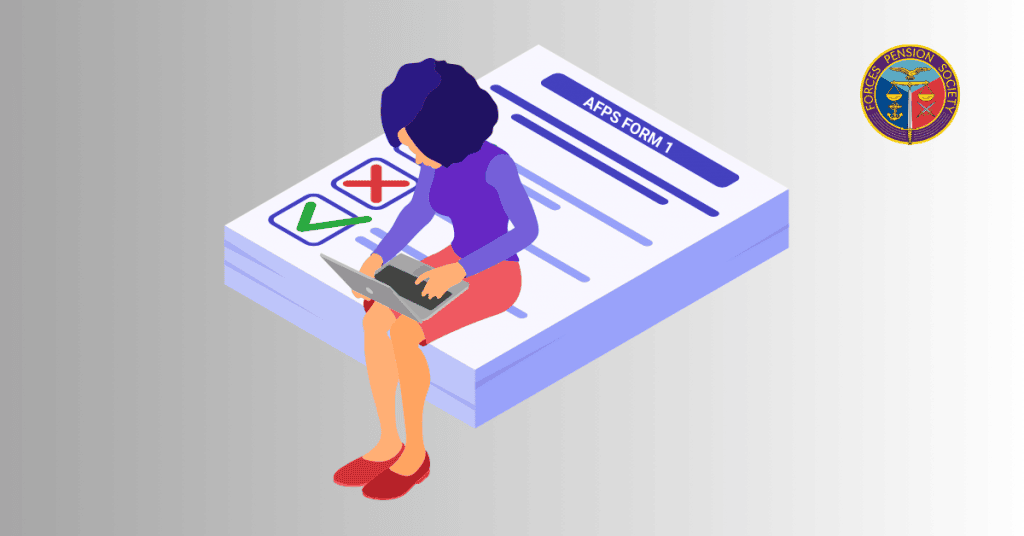 Completion of AFPS Form 1 - Forces Pension Society