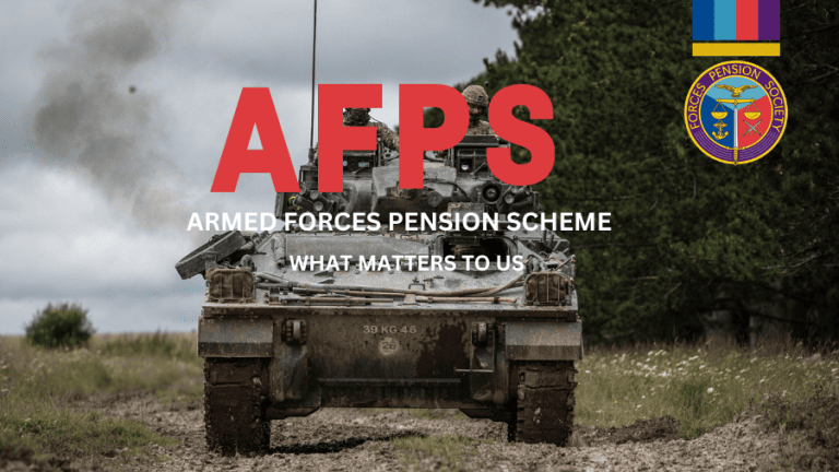 Armed Forces Pension Scheme: What matters to us (and therefore you ...