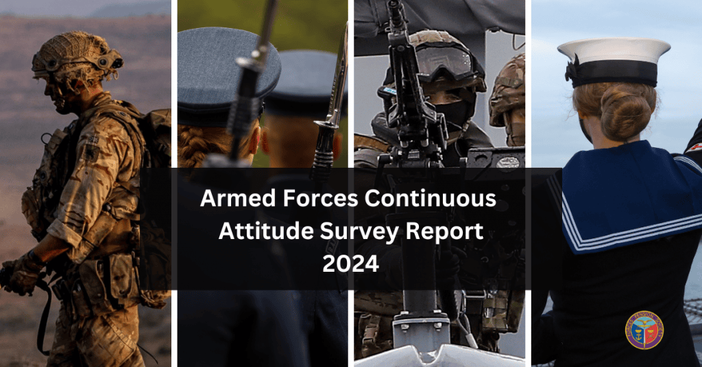 Armed Forces Continuous Attitude Survey 2024 Results - Forces Pension ...